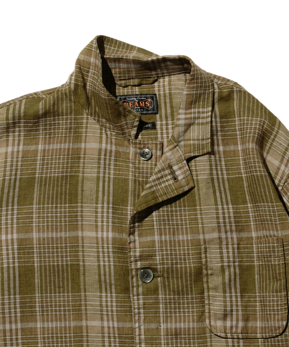 BEAMS PLUS（ビームス プラス）4B Cuffs Jacket Mesh Plaid（ジャケット カジュアルジャケット）通販｜BEAMS