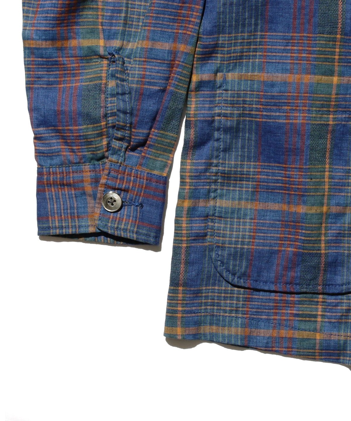 BEAMS PLUS（ビームス プラス）4B Cuffs Jacket Mesh Plaid（ジャケット カジュアルジャケット）通販｜BEAMS