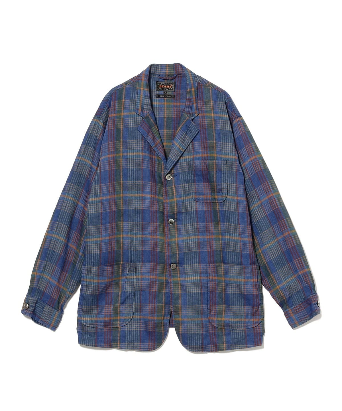 BEAMS PLUS（ビームス プラス）4B Cuffs Jacket Mesh Plaid（ジャケット カジュアルジャケット）通販｜BEAMS