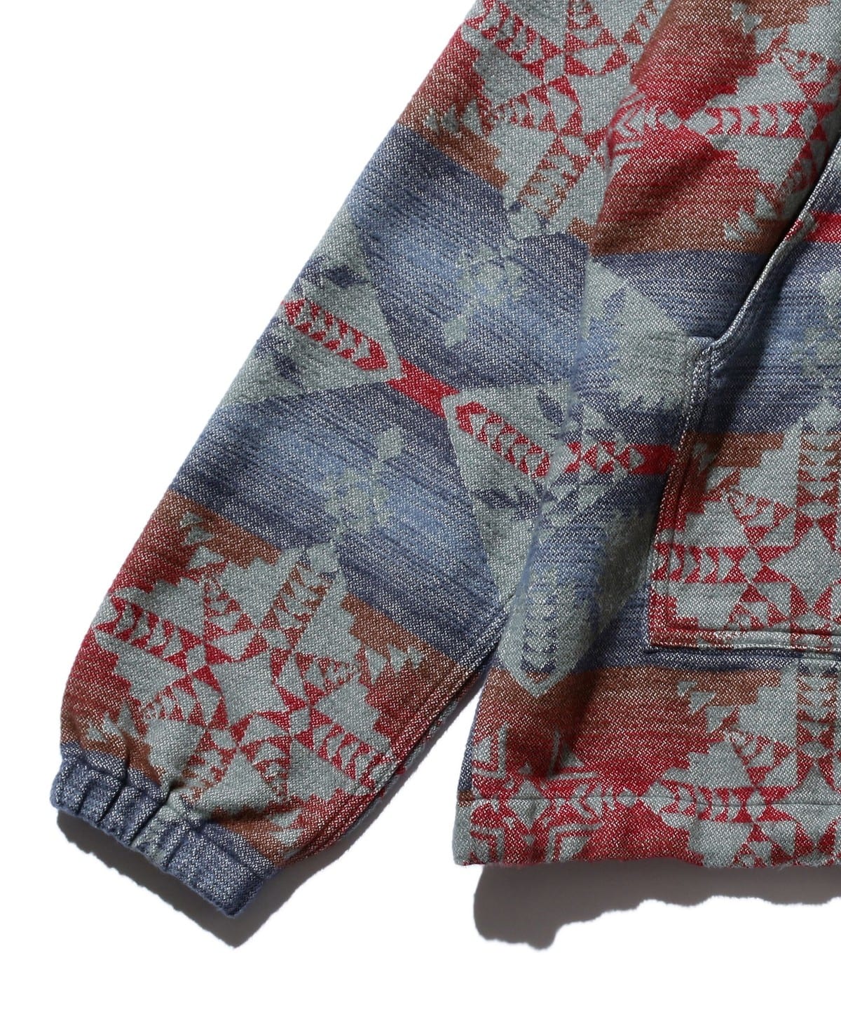 BEAMS PLUS BEAMS PLUS / MIL Smock Cotton Blanket Jacquard Shaggy（短夾克 軍 ...