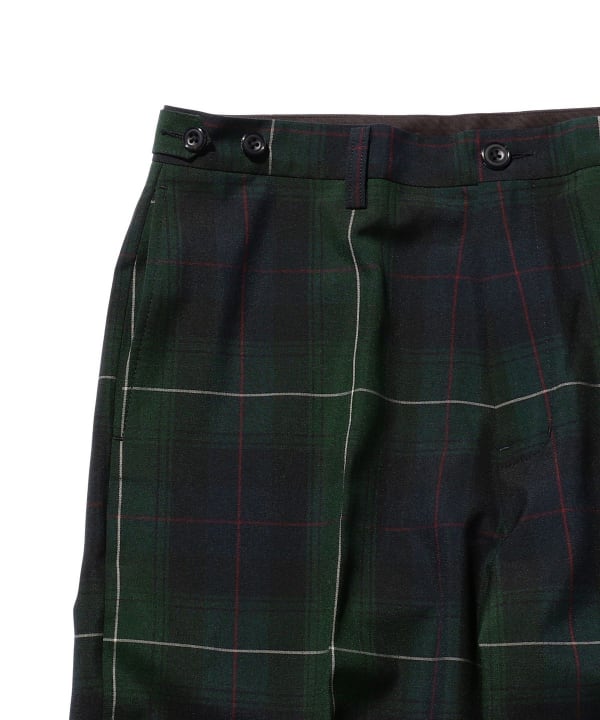 BEAMS PLUS BEAMS PLUS BEAMS PLUS / IVY Trousers Wide TW Plaid mail ...