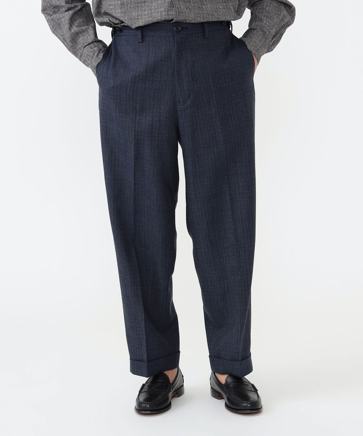 BEAMS PLUS（ビームス プラス）IVY Wide Dobby Hairline（パンツ カジュアルパンツ）通販｜BEAMS