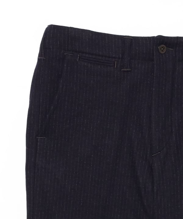 BEAMS PLUS (BEAMS PLUS) RRL / Striped Wool-Blend Officer's Pant (pants ...