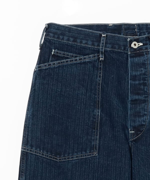 BEAMS PLUS POST OVERALLS / BEAMS PLUS Pants: herringbone denim double ...