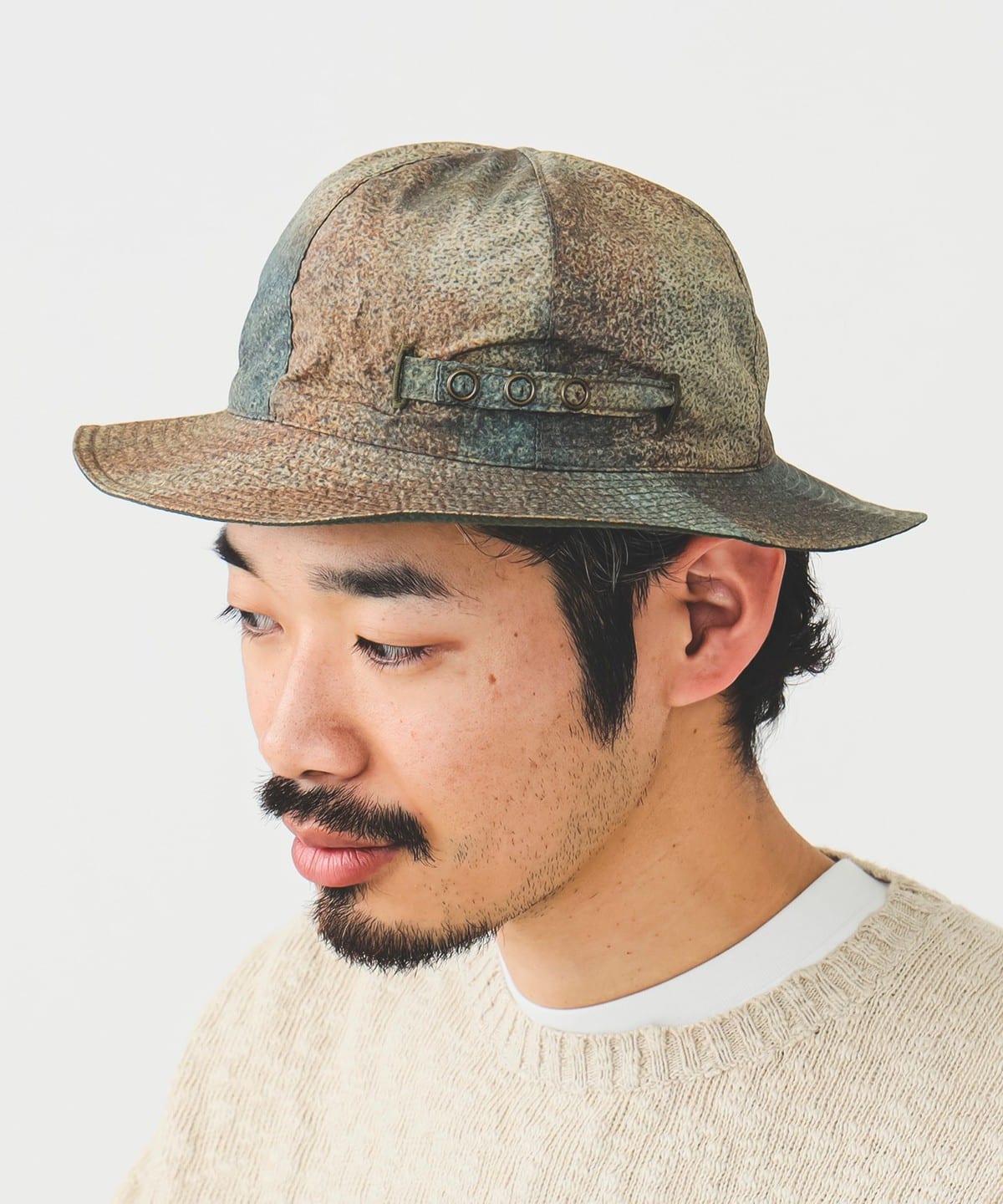 BEAMS PLUS（ビームス プラス）MIL Rev Sun Hat Nylon Camo Print（帽子 ハット）通販｜BEAMS