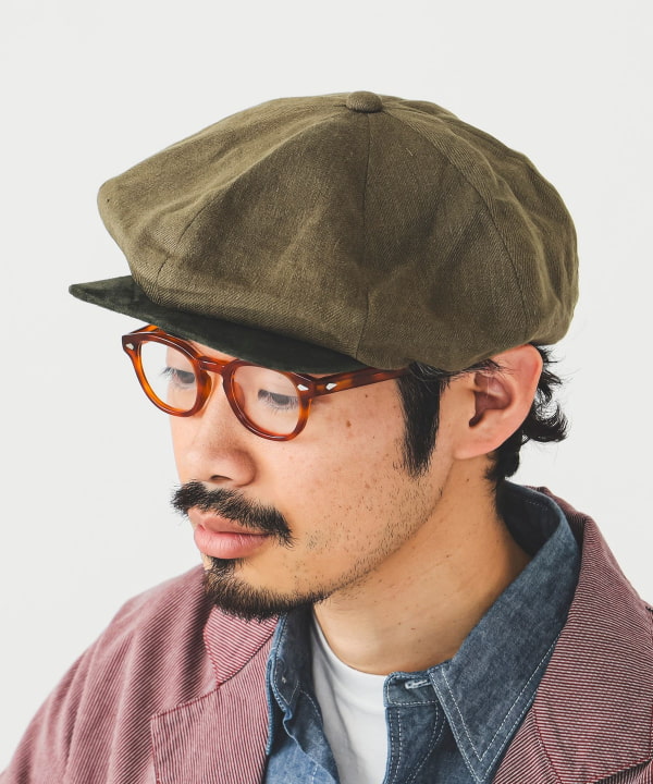 BEAMS PLUS BEAMS PLUS BEAMS PLUS / Casket Linen Suede Visor (hat ...