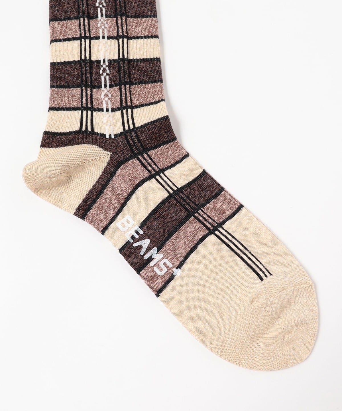 BEAMS PLUS（ビームス プラス）Stripe/Jacquard Socks（レッグウェア ソックス・靴下）通販｜BEAMS