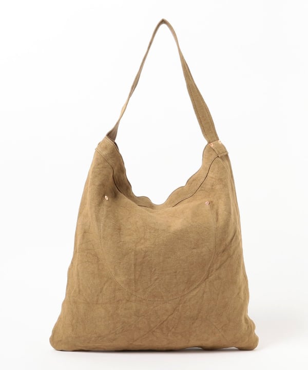 BEAMS PLUS BEAMS PLUS ARTS & CRAFTS / LINEN CANVAS ONE STRAP SHOULDER ...