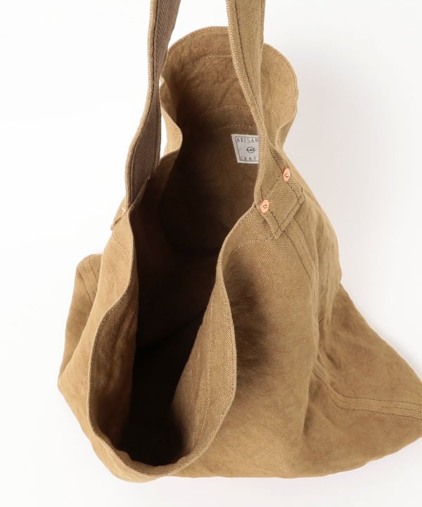 BEAMS PLUS BEAMS PLUS ARTS & CRAFTS / LINEN CANVAS ONE STRAP SHOULDER ...