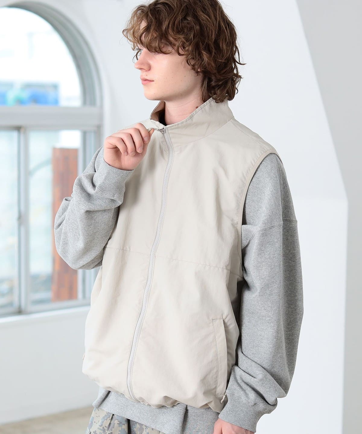 BEAMS HEART（ビームス ハート）裏メッシュ ナイロン ベスト（撥水加工）（トップス ベスト）通販｜BEAMS