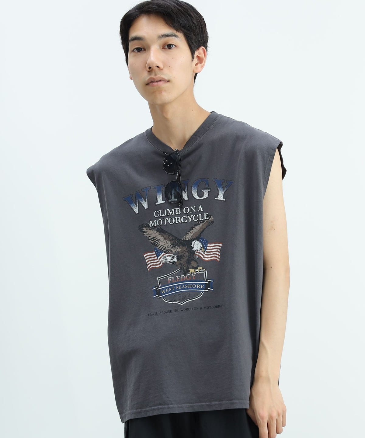 BEAMS HEART（ビームス ハート）ワイルド グラフィック ノースリーブ Tシャツ（Tシャツ・カットソー プリントTシャツ）通販｜BEAMS