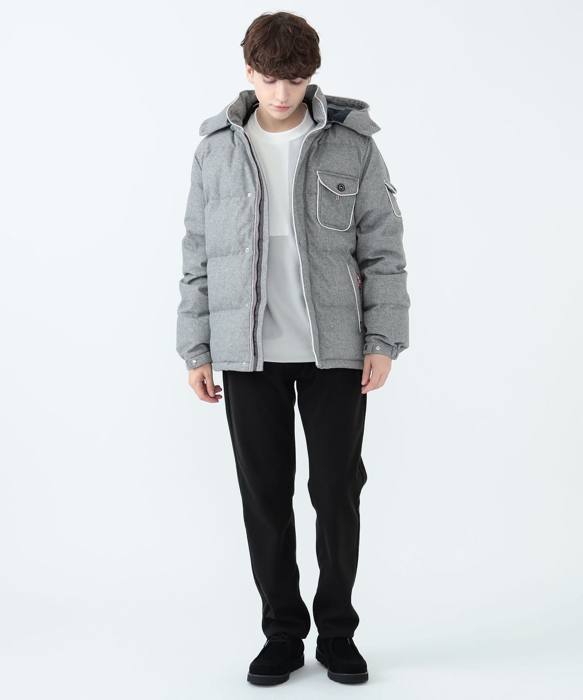 BEAMS HEART（ビームス ハート）ウールツイル ダウン（ブルゾン ダウンジャケット）通販｜BEAMS