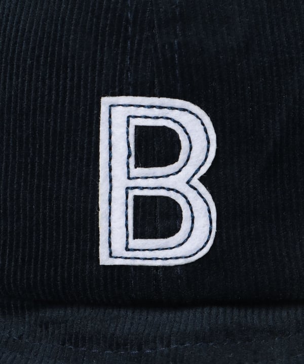 BEAMS HEART BEAMS HEART BEAMS HEART / B logo corduroy short visor cap ...
