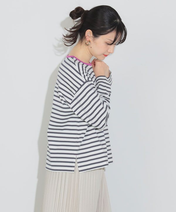 BEAMS HEART BEAMS HEART Border T-shirt (T-shirts, Cut and Sewn) for ...