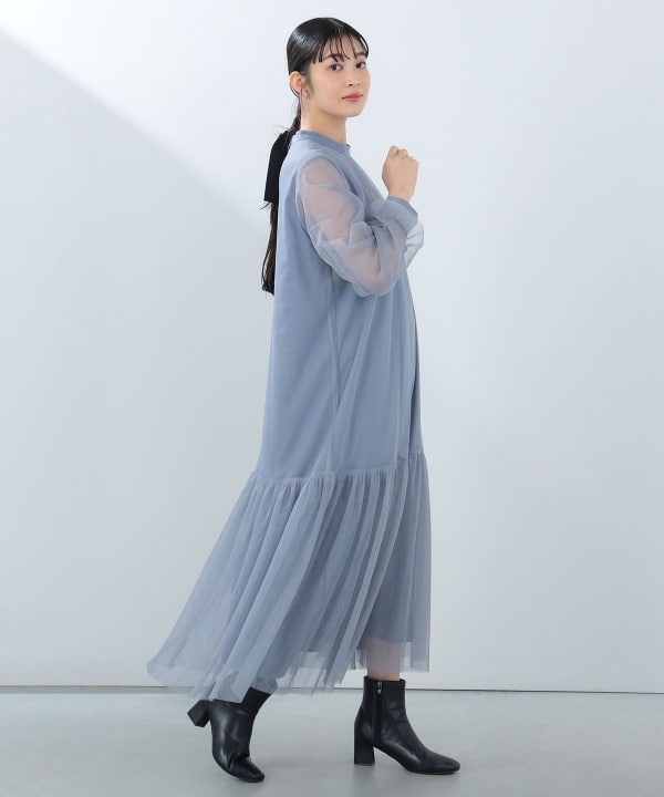 BEAMS HEART BEAMS HEART New price reduction on 4/24] Sheer tiered dress ...