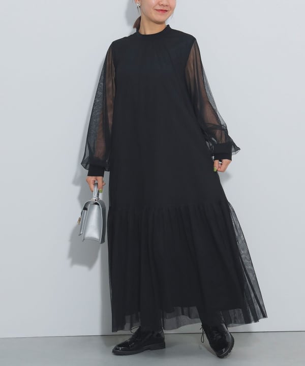 BEAMS HEART BEAMS HEART New price reduction on 4/24] Sheer tiered dress ...