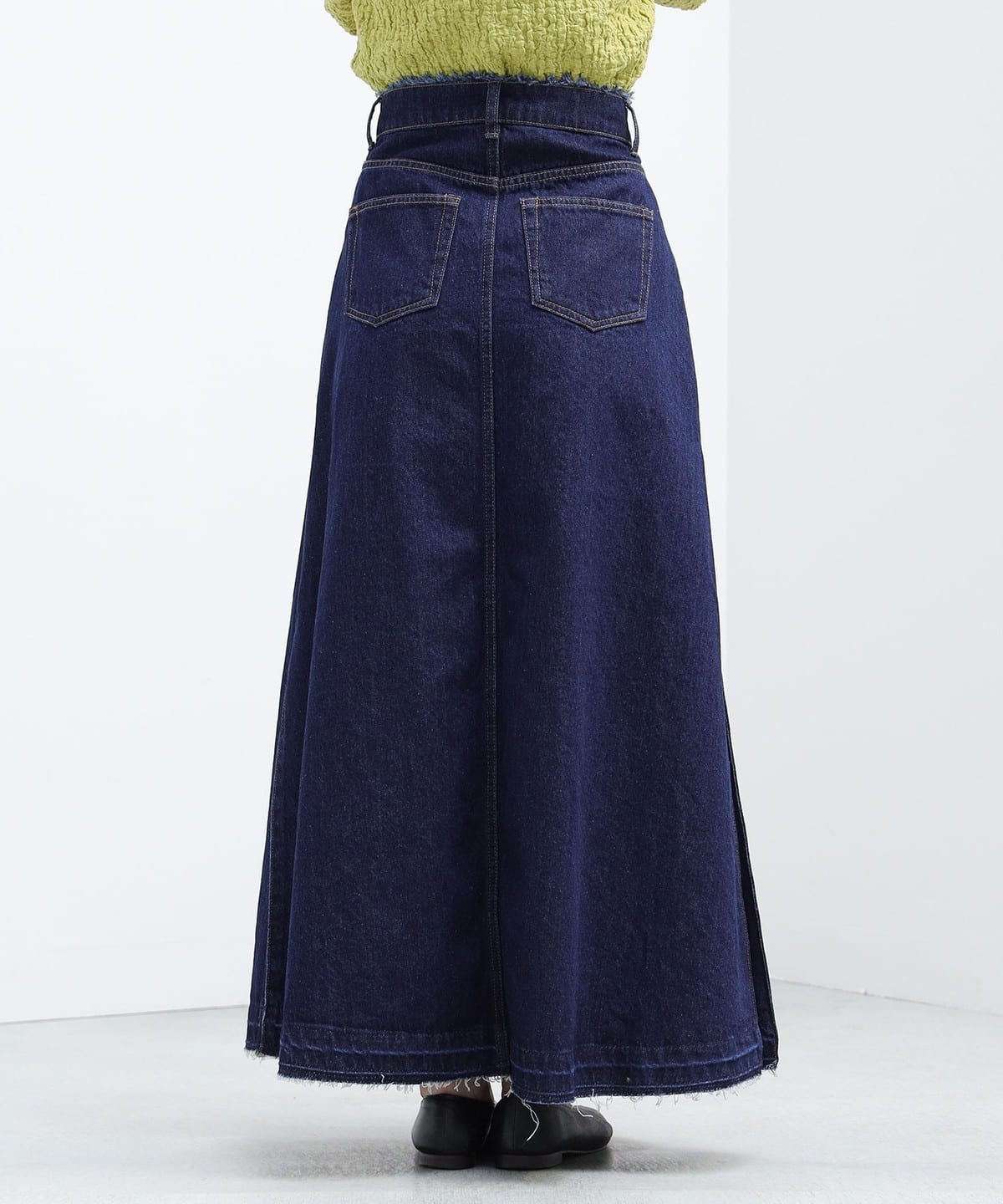 BEAMS HEART（ビームス ハート）サイドタック デニムロングスカート（スカート マキシ・ロング丈スカート）通販｜BEAMS