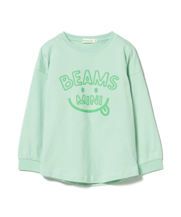 BEAMS mini BEAMS mini / 童裝 SMILE BIG 長袖 T恤（T恤・剪裁上衣 剪裁上衣）網購｜BEAMS