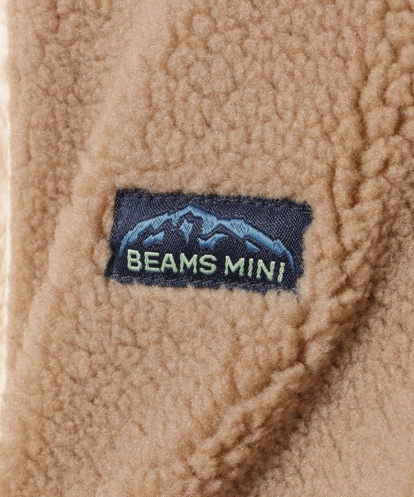 BEAMS mini(BEAMS mini)Boa 绗缝双面无领外套(90-150cm BEAMS mini(BEAMS mini)Boa 绗缝双面无领外套(90-150cm