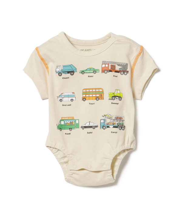 BEAMS mini（ビームス ミニ）【8/14再値下げ】【WEB限定】ベビー ワーキングカー ロンパース 2025SS（70～80cm）（マタニティ・ベビー ロンパース）通販｜BEAMS