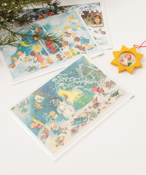 こども ビームス（こども ビームス）Korsch Verlag / クリスマス アドベントカレンダー カード（雑貨・ホビー ステーショナリー）通販｜BEAMS
