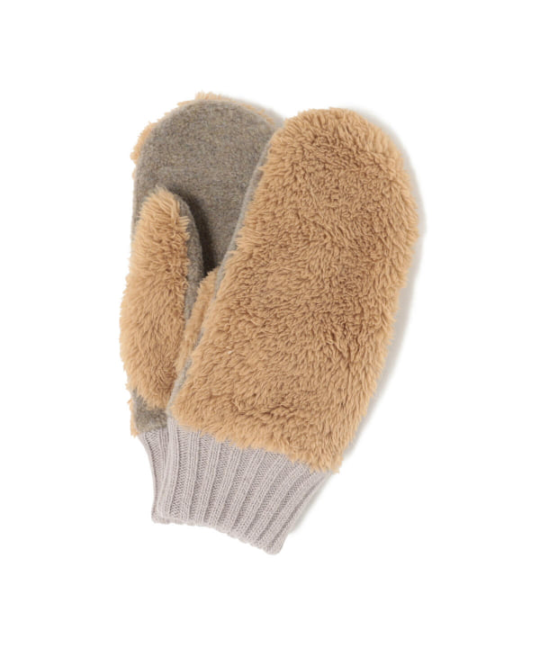 BEAMS JAPAN BEAMS JAPAN tet. / Boa mittens Women (fashion goods gloves ...