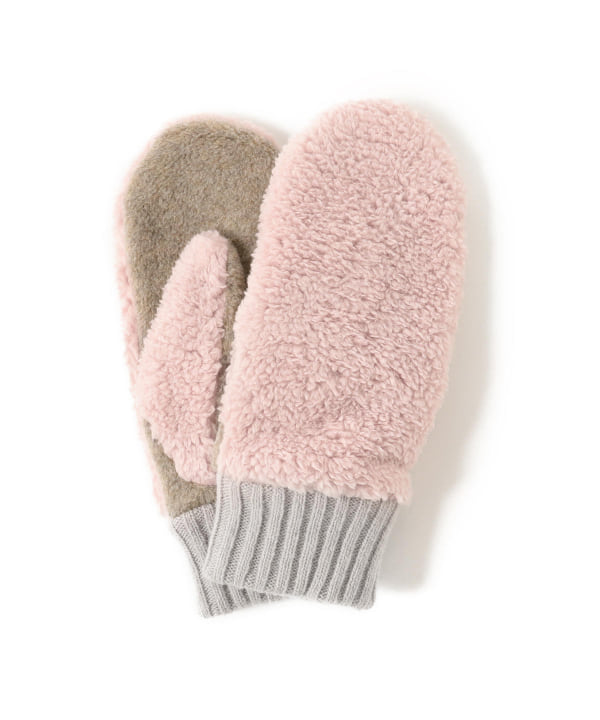 BEAMS JAPAN BEAMS JAPAN tet. / Boa mittens Women (fashion goods gloves ...