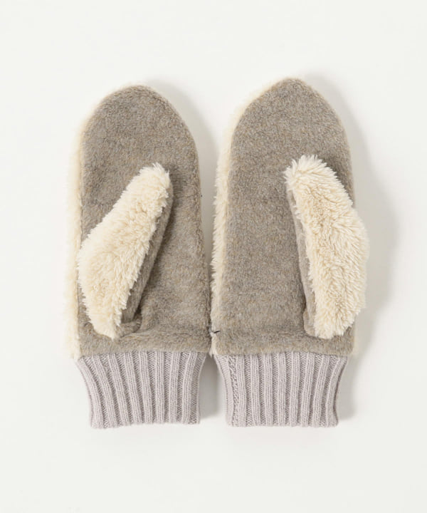 BEAMS JAPAN BEAMS JAPAN tet. / Boa mittens Women (fashion goods gloves ...