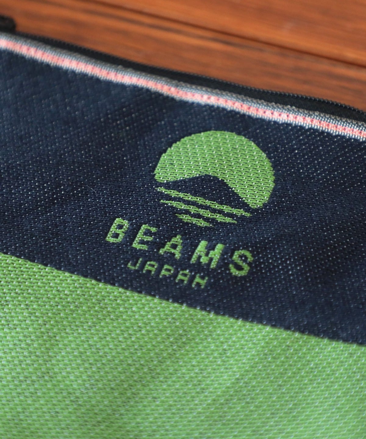 BEAMS JAPAN（ビームス ジャパン）【別注】高田織物 / 畳べり フラットポーチ デニム（財布・小物 ポーチ）通販｜BEAMS