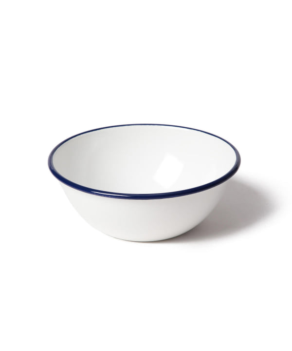 BEAMS JAPAN BEAMS JAPAN Rabbit Seal / Enamel Bowl Indigo 20cm ...