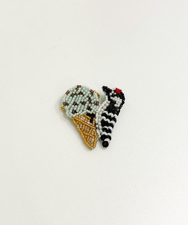 TOKYO CULTUART by BEAMS TOKYO CULTUART by BEAMS Crepe. (Mutsumi Yoshimaru) / Brooch Ice and Bird ...