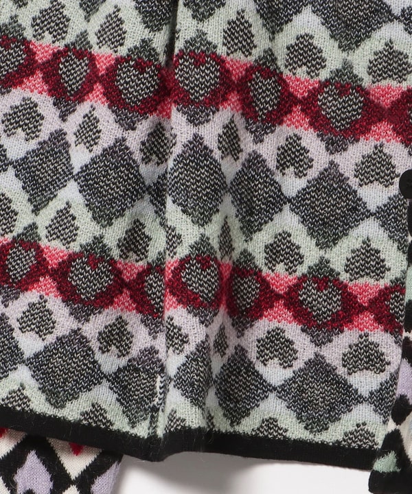 Ray BEAMS（レイ ビームス）MARCO RAMBALDI / HEART JACQUARD CARDIGAN（トップス ニット ...