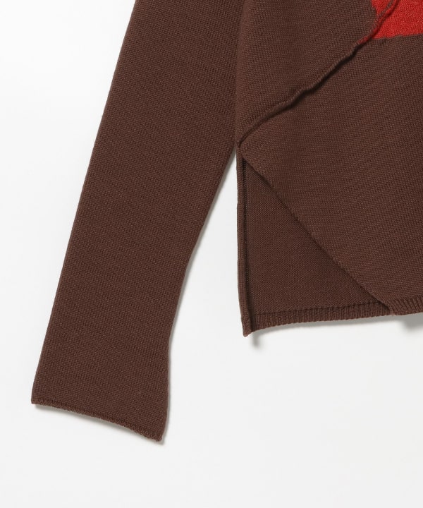 Ray BEAMS（レイ ビームス）MARCO RAMBALDI / Heart Sweater（トップス ニット・セーター）通販｜BEAMS