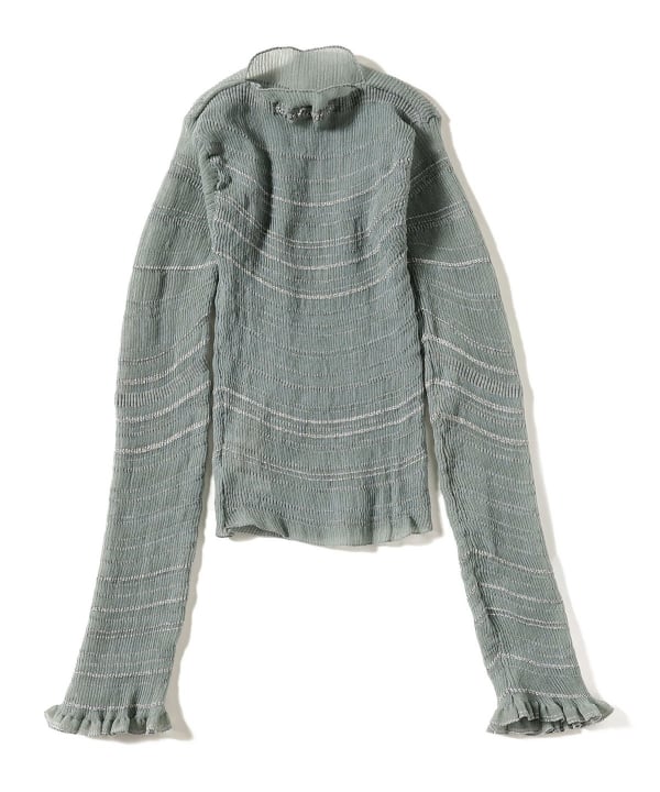 Ray BEAMS（レイ ビームス）Nadia Wire / Sheer Stripe Jumper（トップス ニット・セーター）通販｜BEAMS