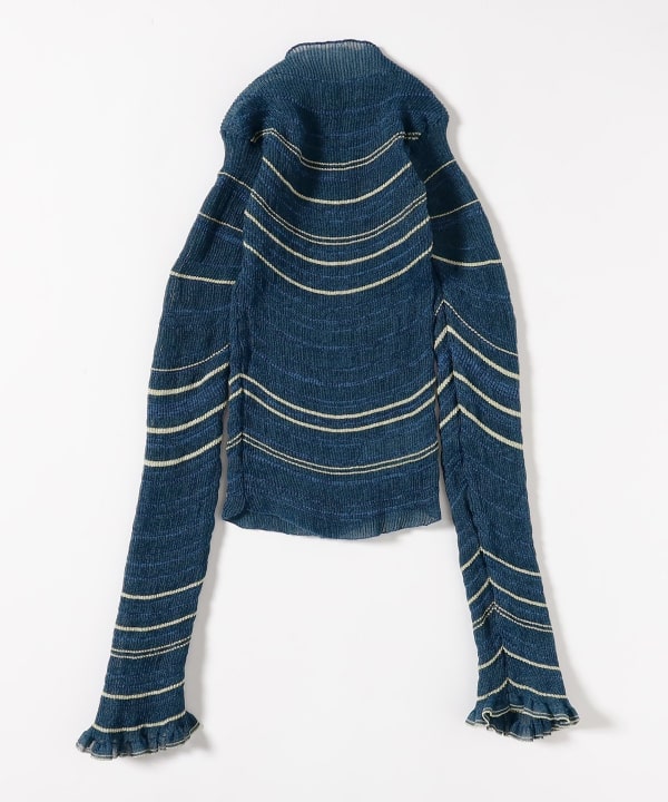 Ray BEAMS（レイ ビームス）Nadia Wire / Sheer Stripe Jumper（トップス ニット・セーター）通販｜BEAMS