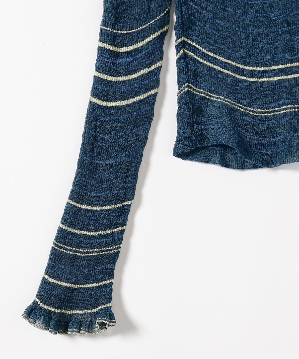 Ray BEAMS（レイ ビームス）Nadia Wire / Sheer Stripe Jumper（トップス ニット・セーター）通販｜BEAMS