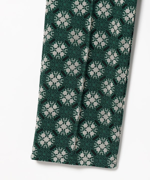 Ray BEAMS Ray BEAMS FUMIE＝TANAKA / Jacquard straight pants (casual ...