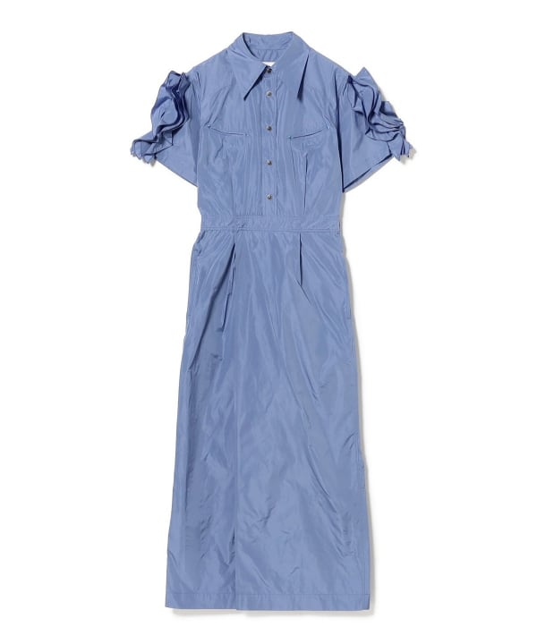 Ray BEAMS Ray BEAMS TOGA PULLA / MEMORY TAFFETA S/S DRESS (Dress Dress ...