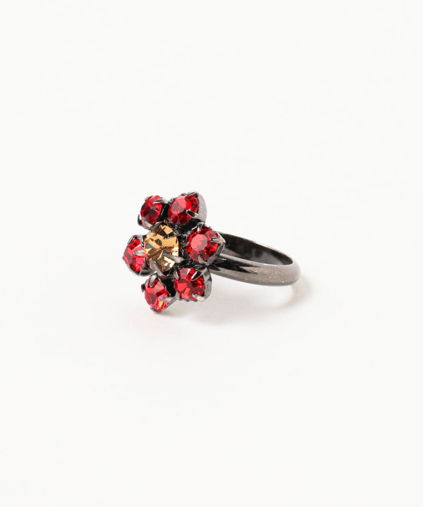 Ray BEAMS [Ray BEAMS] LOTUS PINK / Flower ring set (accessory ring ...