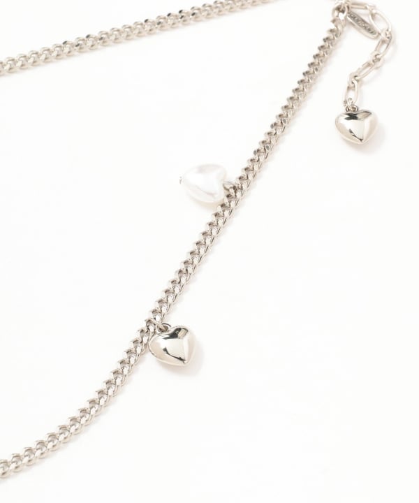 Ray BEAMS Ray BEAMS guriguri / 3-strand pink pearl necklace (accessory ...