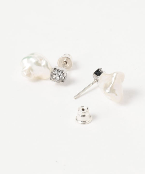 Ray BEAMS（レイ ビームス）Le Chic Radical / Pearl Crystal Studs ピアス（アクセサリー ピアス ...