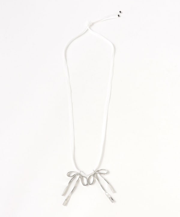 Ray BEAMS Ray BEAMS Big Ribbon Necklace (Accessories Necklace ...