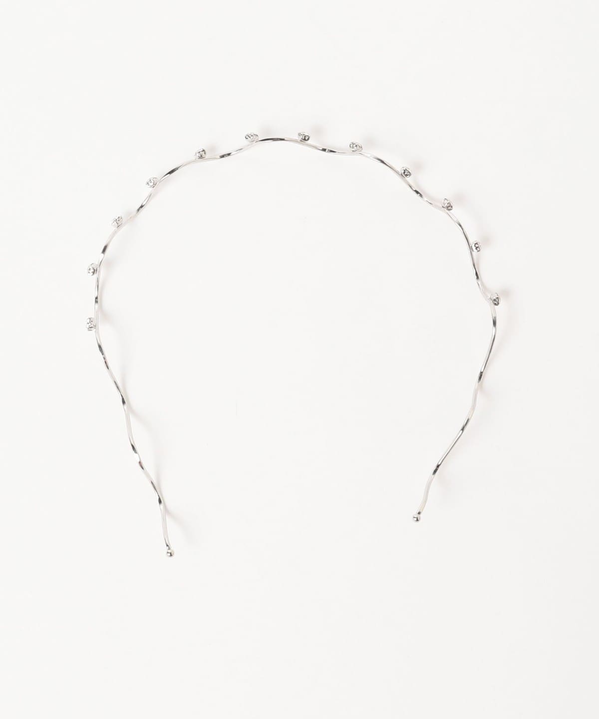 Ray BEAMS（レイ ビームス） SCHO / Ariel Metal Crystal Hairband（ヘアアクセサリー ヘアバンド ...
