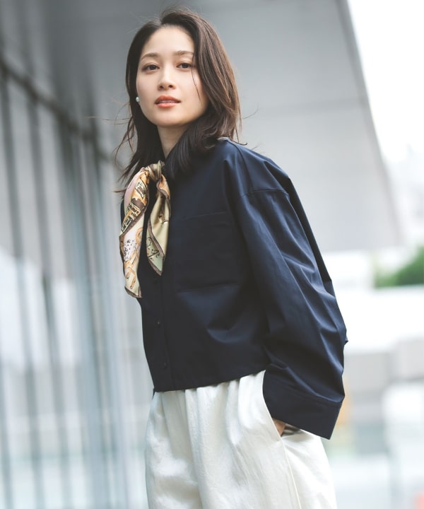 Demi-Luxe BEAMS(デミルクス ビームス)ワイドカフス ショート Demi-Luxe BEAMS(デミルクス ビームス)ワイドカフス ショート
