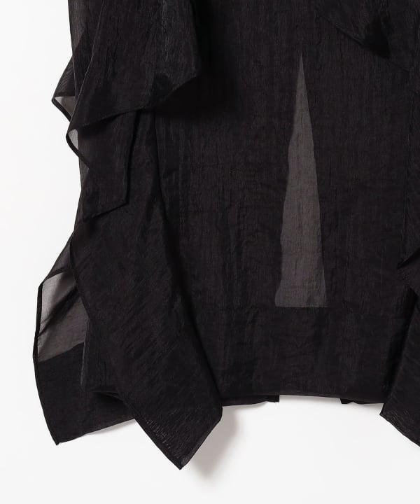 International Gallery BEAMS（インターナショナルギャラリー ビームス）FETICO / オーガンジー ラッフルスカート（スカート ミディ・ミモレ丈スカート）通販｜BEAMS