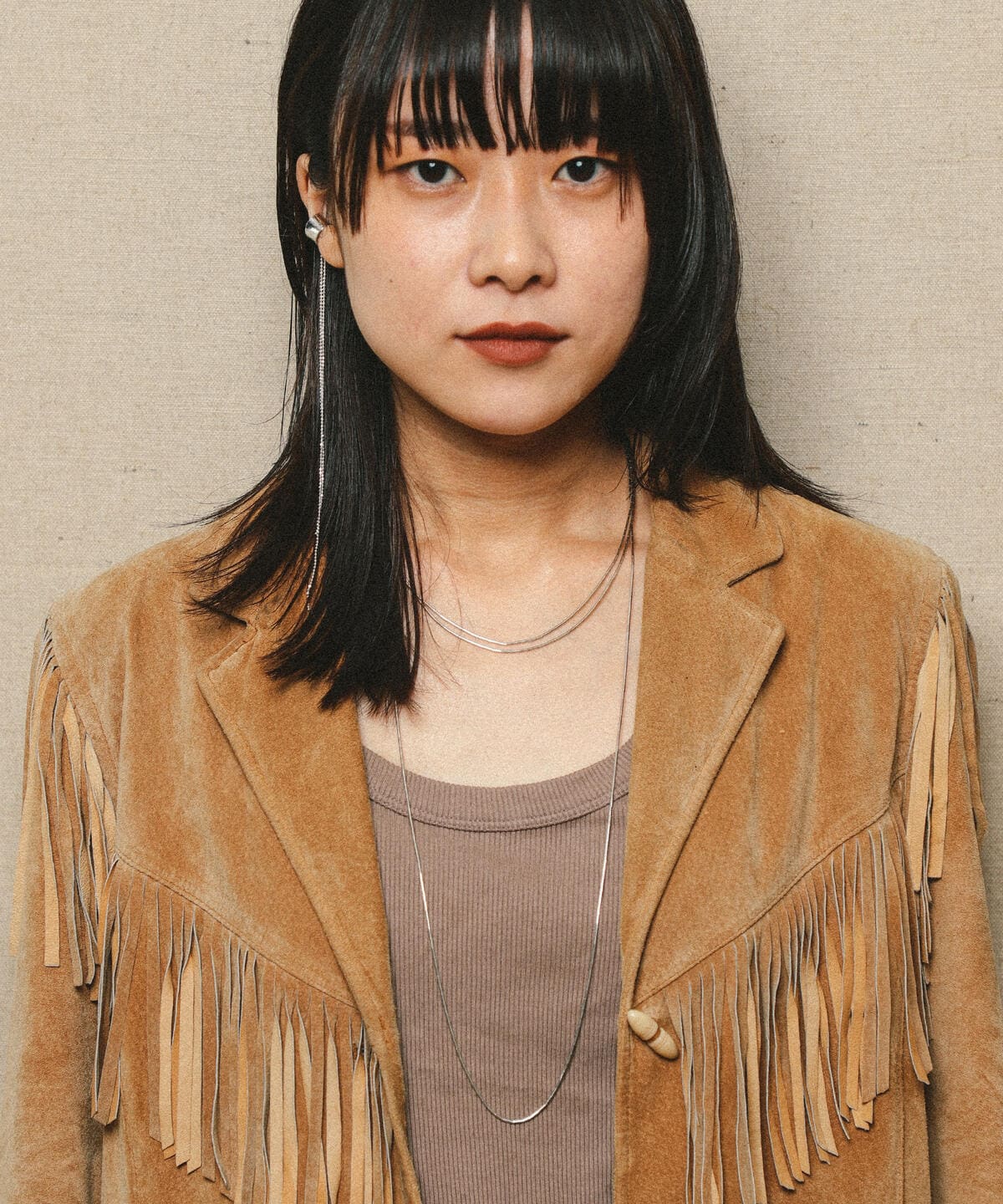 BEAMS Planets（ビームス プラネッツ）【受注生産商品】MASATO INOUE / リキッドシルバー 2連 ネックレス NL ...