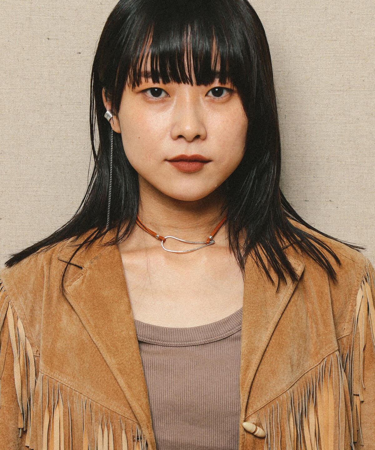 BEAMS Planets（ビームス プラネッツ）【受注生産商品】MASATO INOUE / チェーン付き ライン イヤーカフ EC-08. ...