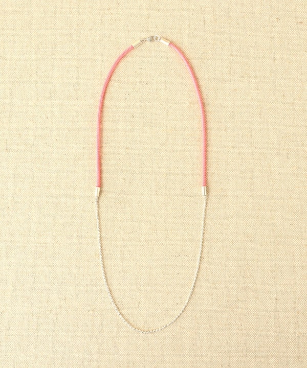 BEAMS Planets（ビームス プラネッツ）MASATO INOUE / シルバー × ナイロンコード ネックレス & グラスコード NL-20BC-TTC59（アクセサリー ネックレス ...