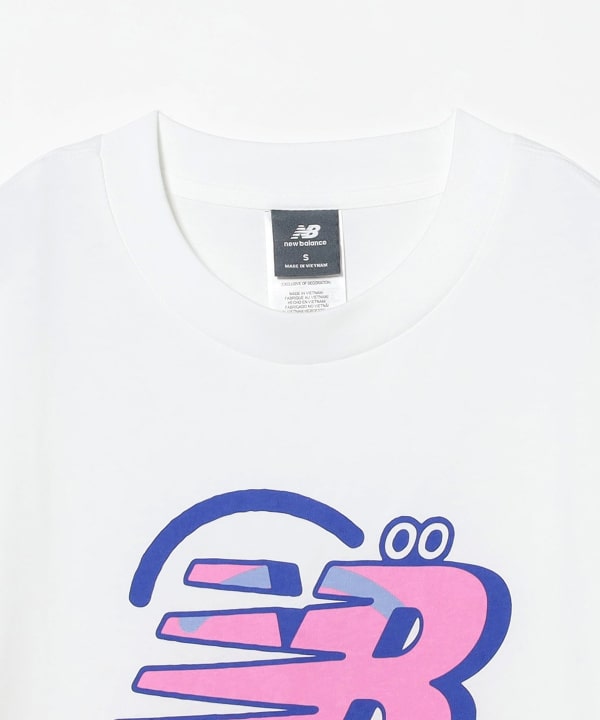 BEAMS T（ビームスT）New Balance × Face Oka / Smile T-Shirt（Tシャツ・カットソー プリントTシャツ）通販｜BEAMS