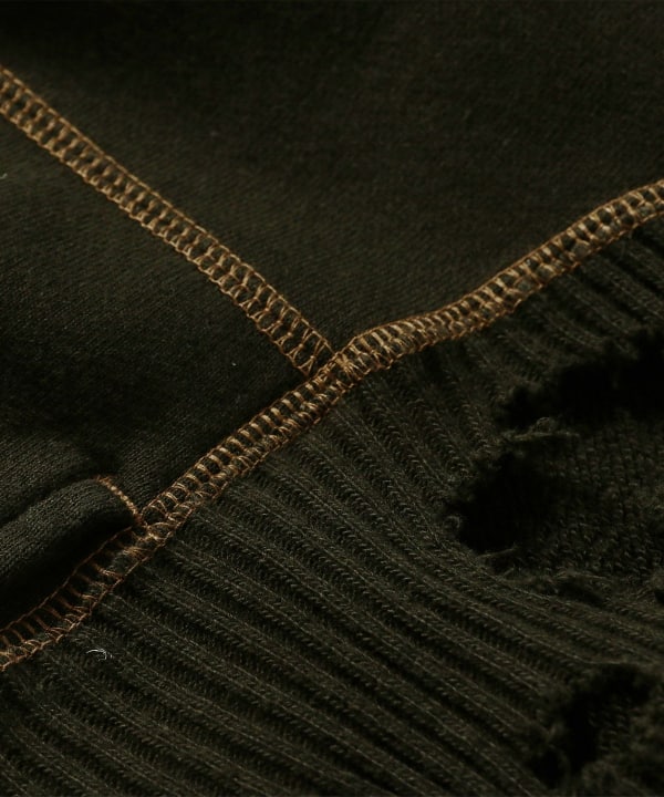 BEAMS T（ビームスT）C.E / PLAGUE WIDE RIB CUT ZIP HOODY（トップス スウェット）通販｜BEAMS